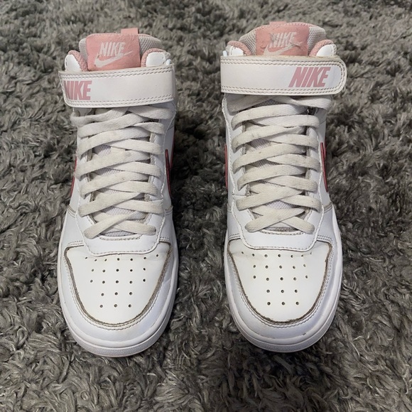 Nike | Shoes | Pink Nike Court Borough Mid 2 Kids Shoes | Poshmark